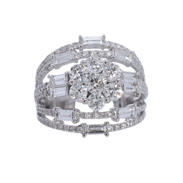Cluster Diamond Ring – abida-jewellery